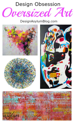 Design Obsession: Oversized Art - Design Asylum Blog | by Kellie Smith
