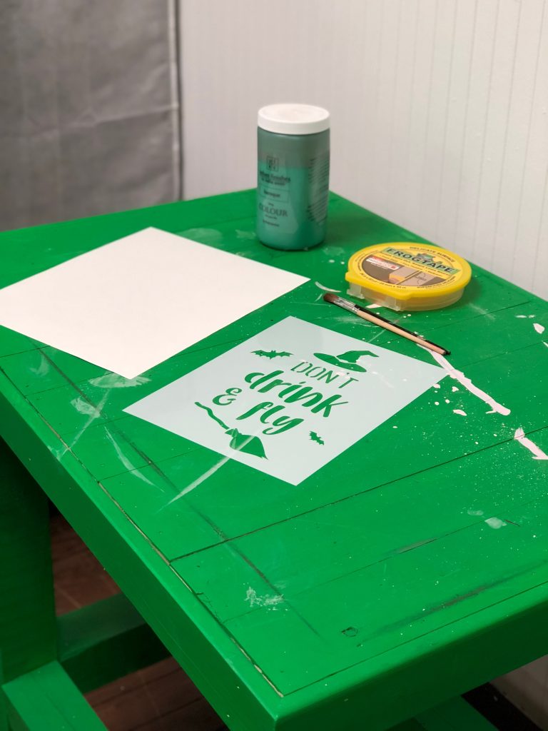 How to Make a DIY Halloween Sign Using Stencils - Design Asylum Blog ...